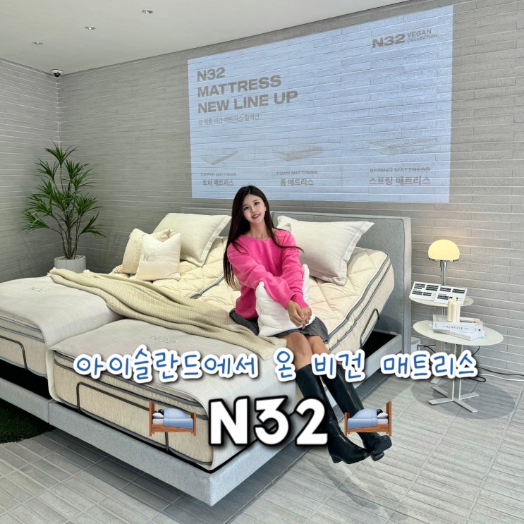 N32 스튜디오 논현점 아이슬란드에서 온 매트리스 비건 침대 & 모션베드 추천 : 네이버 블로그