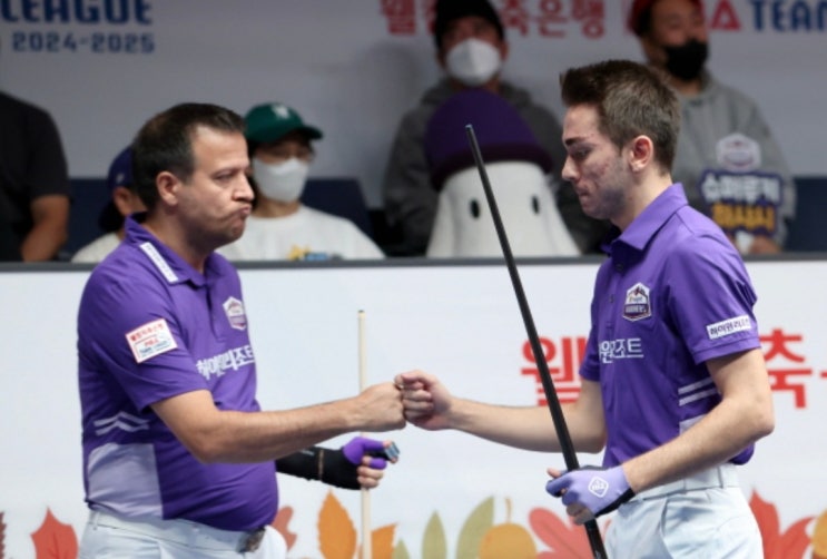 Pba 팀리그 2024 25 3r 2일차 하샤시 맹활약 하이원리조트 2연승→3r 단독 선두 질주현재순위10월 7일