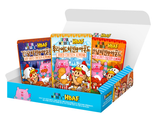HBAF 서울 치킨맛 아몬드 3종 구매방법 : 네이버 블로그