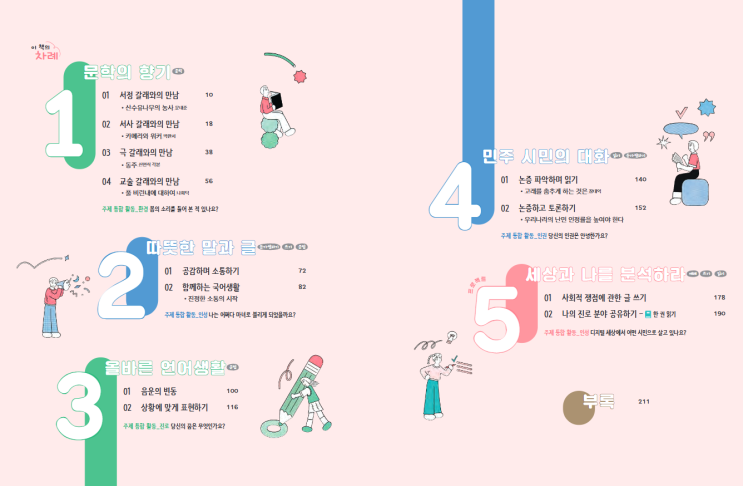 수성구 범어동 단단국어교습소 2022개정 미래엔신유식 고등학교 1학년 공통국어 교과서 목차 네이버 블로그