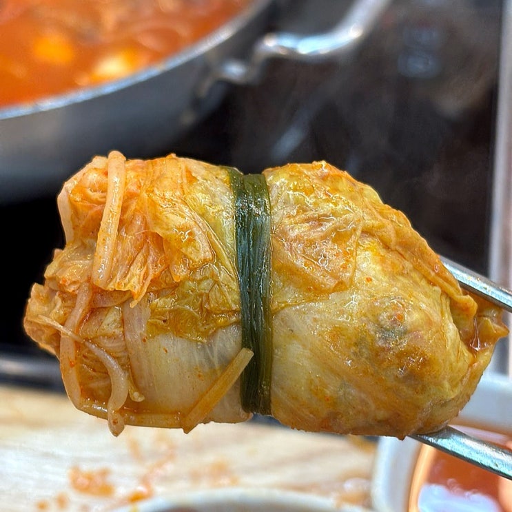 [의정부 회룡역] 장금이 레시피 배춧잎으로 만든 숭채만두와 수제손 만두전골 ‘일미 만두’ : 네이버 블로그