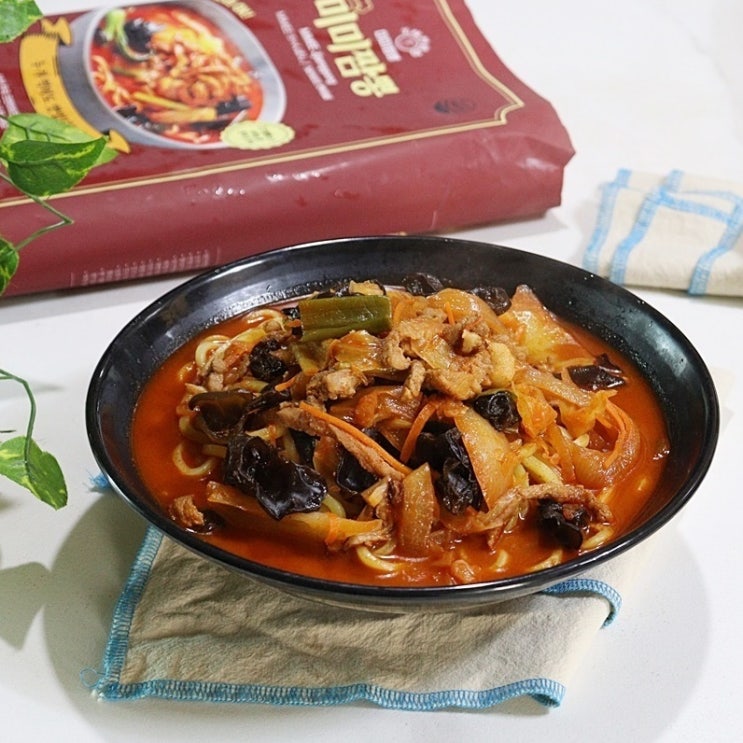 미미짬뽕 유니짜장 캠핑요리 고기짬뽕 맛집 밀키트 추천 네이버 블로그
