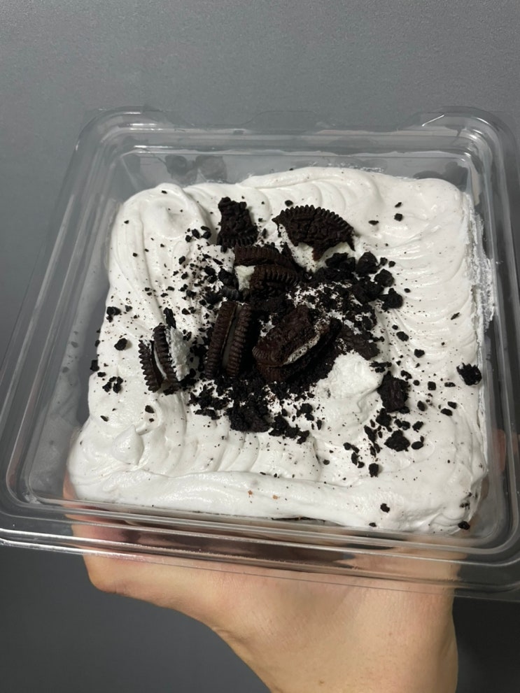 이마트 베이커리 떠먹는 케이크 오레오 재료 맛 후기 : 네이버 블로그