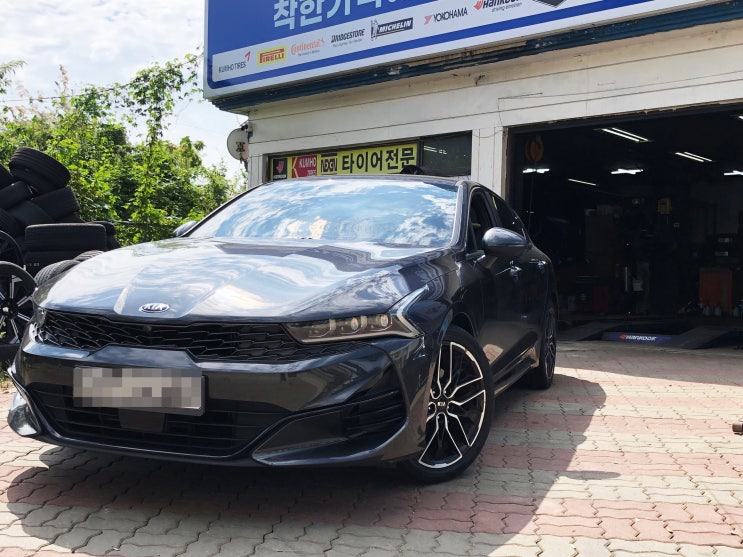 K5 DL3 19인치 사이즈 타이어 가격이 상당하니 추천 제품 교체해요 : 네이버 블로그