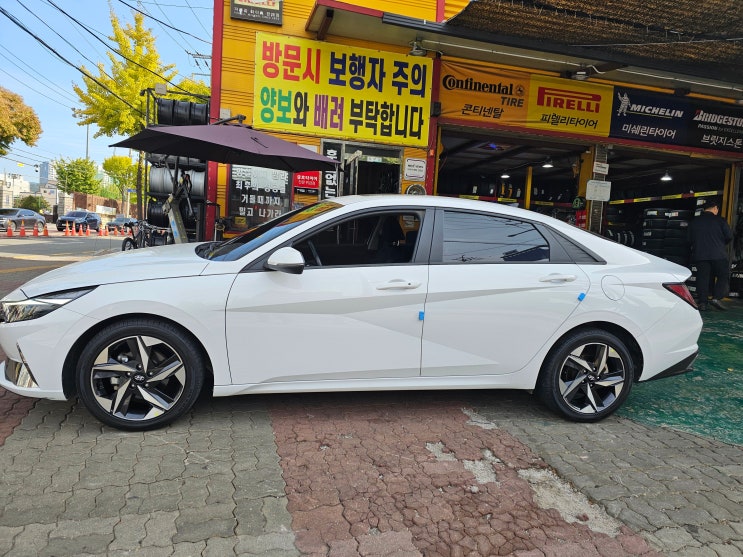 아반떼 CN7 17인치 휠 순정휠 할인매장 찾아왔어요^^ : 네이버 블로그