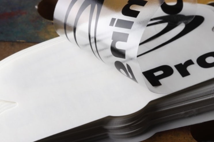 스티커 제작후기 - PVC 투명 180g + 실크스크린인쇄 & 도무송 : 네이버 블로그