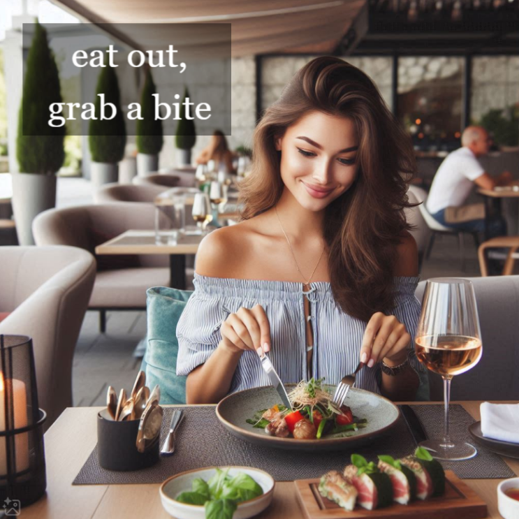 원어민 영어표현 eat out, grab a bite 뜻 예문 : 네이버 블로그