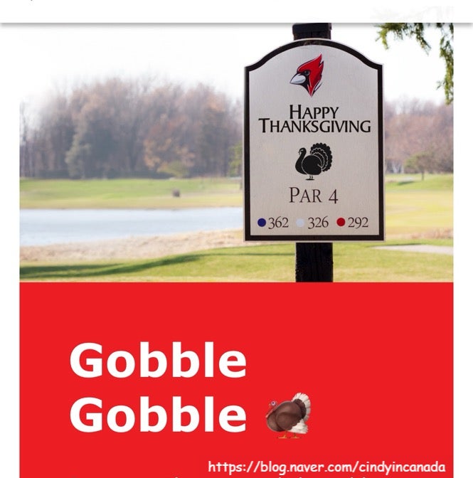 gobble gobble! work off! 무슨 뜻일까요? (ft. Thanksgiving) : 네이버 블로그