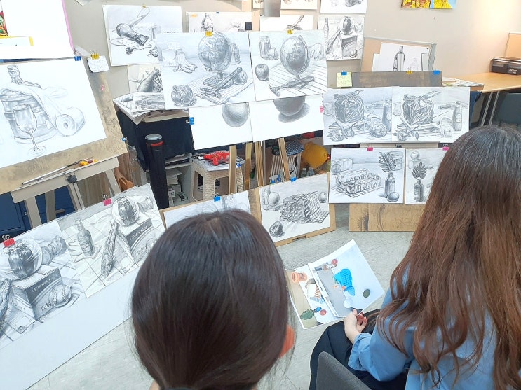 과천미술학원 평촌미술학원 예중 예고 입시 소수정예 아뜰리에보 네이버 블로그