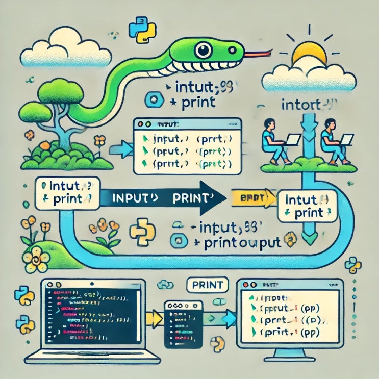 [파이썬 Python] 입력과 출력 함수 (input, print) : 네이버 블로그