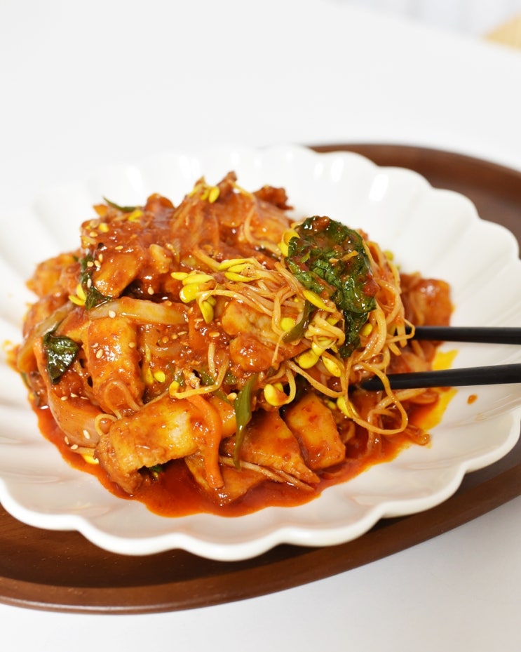 삼겹살 콩나물 불고기 만들기 간단한 집밥 저녁메뉴 : 네이버 블로그