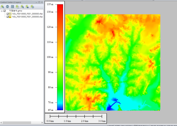 004] Global Mapper - 지형단면 (Path Profile) : 네이버 블로그