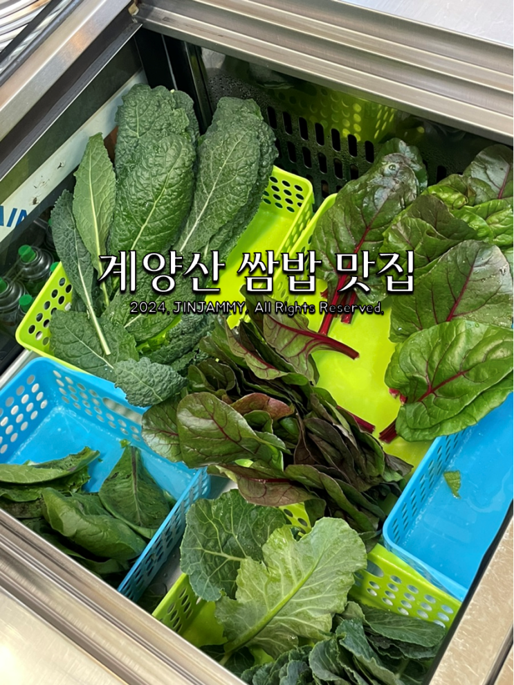 계양산 근처 맛집 계산역 쌈밥 쌈채소 무한리필 옥돌정쌈밥 네이버 블로그