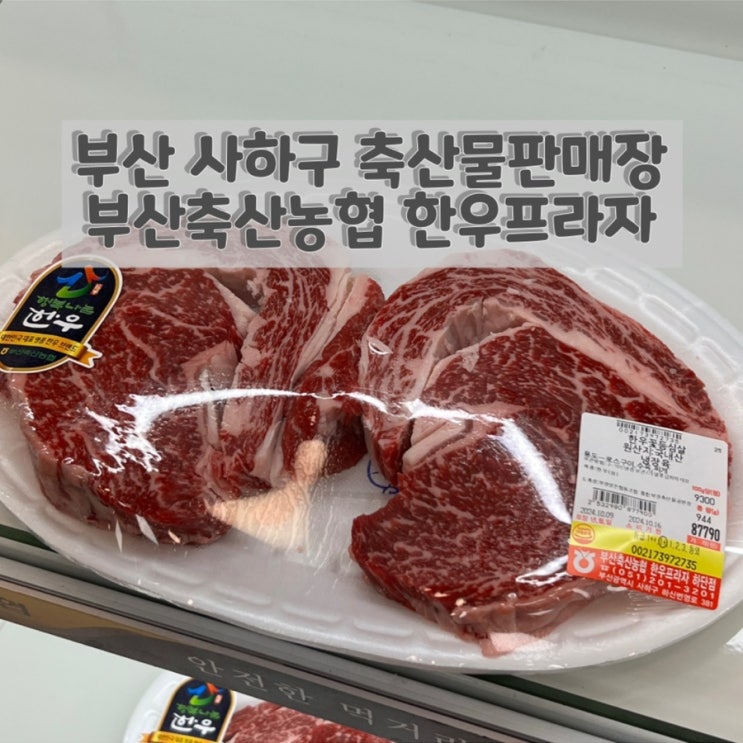 부산 사하구 하단 축산물 직거래 판매장 한우 맛집 ‘부산축산농협 한우프라자 네이버 블로그