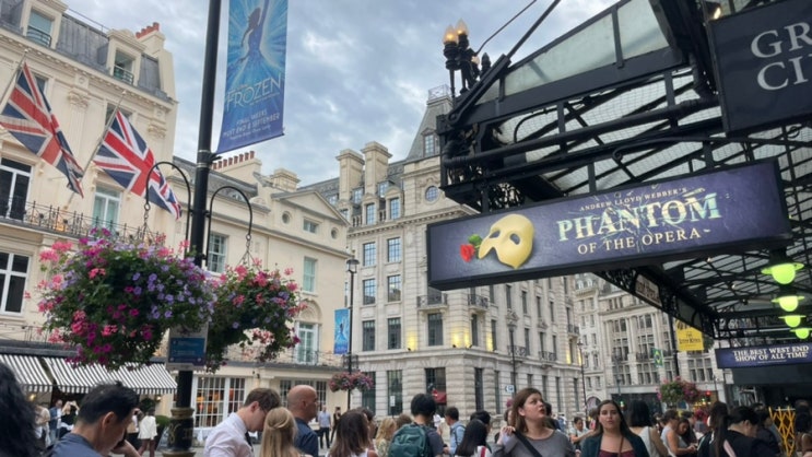 런던 뮤지컬 오페라의 유령 예매 관람 꿀팁 / grand circle 좌석 시야 : 네이버 블로그