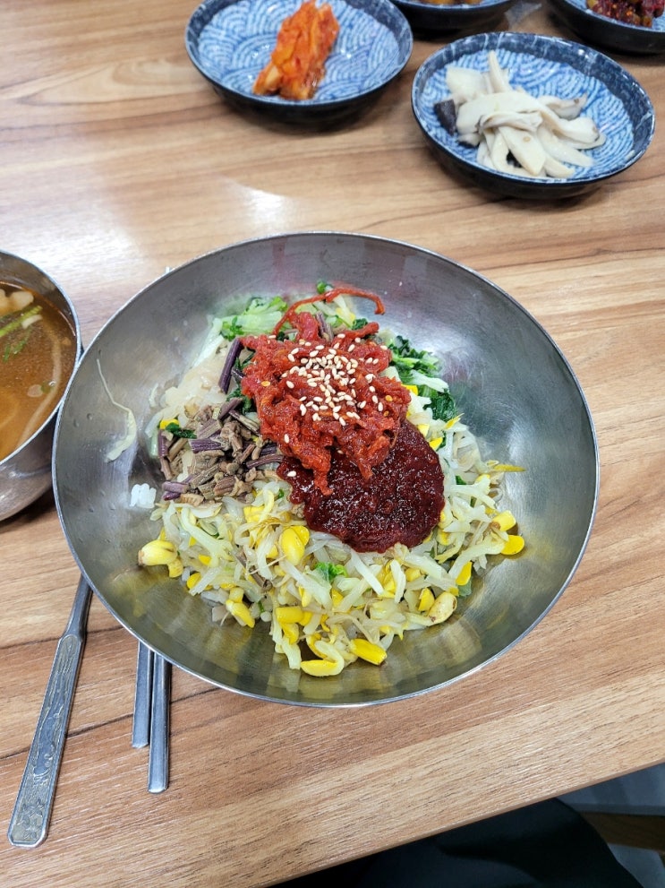 진주 중앙시장 육회비빔밥 맛집 천수식당 네이버 블로그