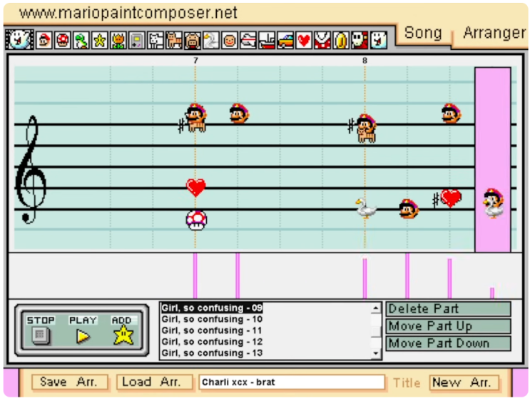 Mario Paint Composer로 만든 : 네이버 블로그