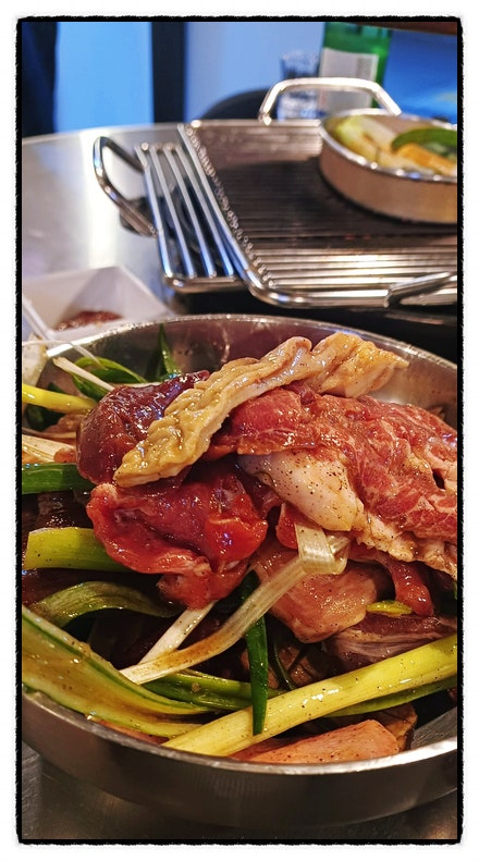 [서울/광진구] 연탄구이 돼지고기 부속고기 모듬스페셜 구의역 "장군집" : 네이버 블로그