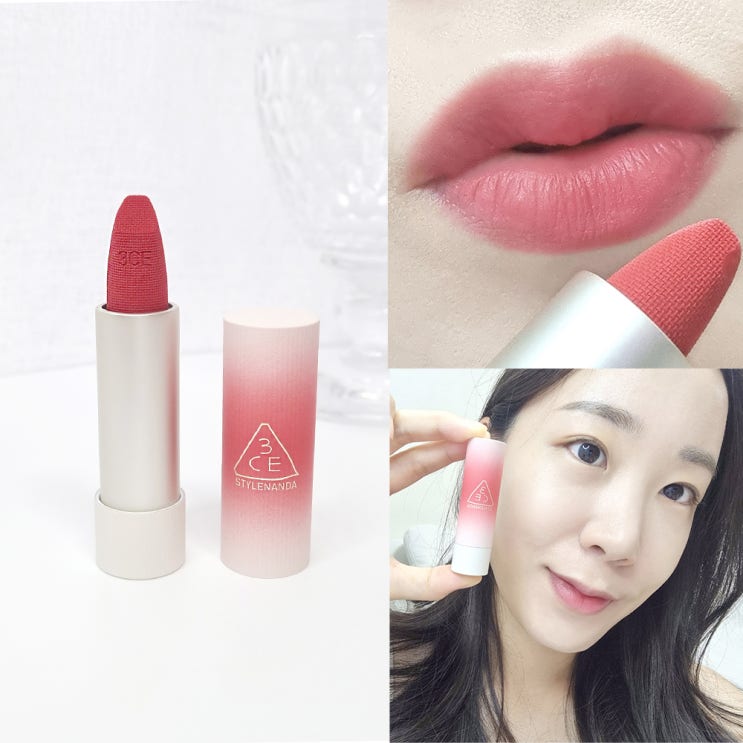 3CE 립스틱 쓰리씨이 캐시미어 허그 허쉬레드 컬러 추천 : 네이버 블로그