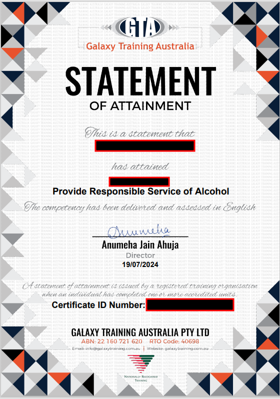 [호주워홀] RSA 자격증 하루만에 온라인 취득하기, QLD 2024 족보 : 네이버 블로그