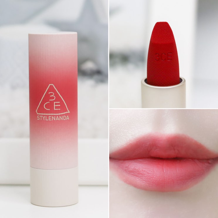 3CE 캐시미어허그립스틱 허쉬 레드 드뮤어룩 레드립 가을립스틱 : 네이버 블로그