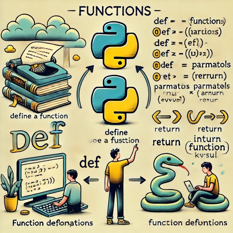 [파이썬 Python] 함수와 매개변수 (def, return, parameter) : 네이버 블로그