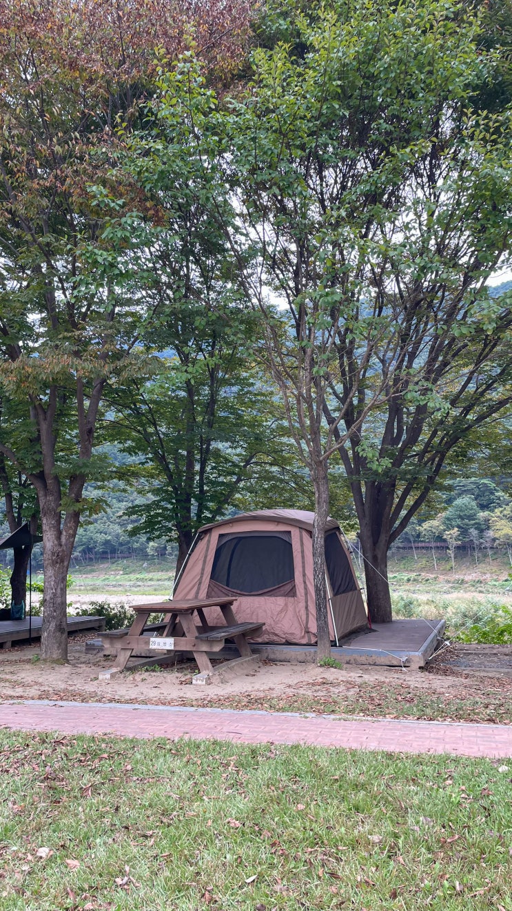 강원도 평창 평창바위공원캠핑장 무료 데크 캠핑장 네이버 블로그