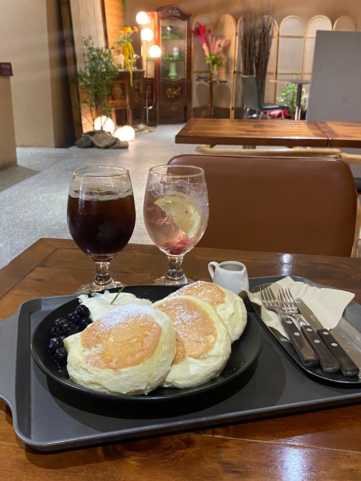 일산 카페 젠젠스퀘어 롯데백화점 일산 수플레 팬케이크 맛집 네이버 블로그