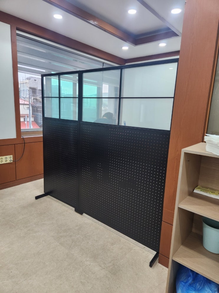 사무용파티션 타공파티션 철재가림막 활용방법 : 네이버 블로그
