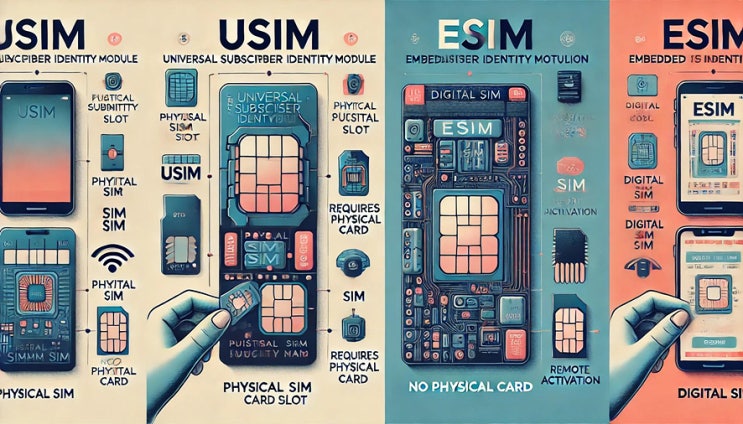 이심 ESIM 유심 USIM 개통 차이 비교 분석 장단점은? : 네이버 블로그