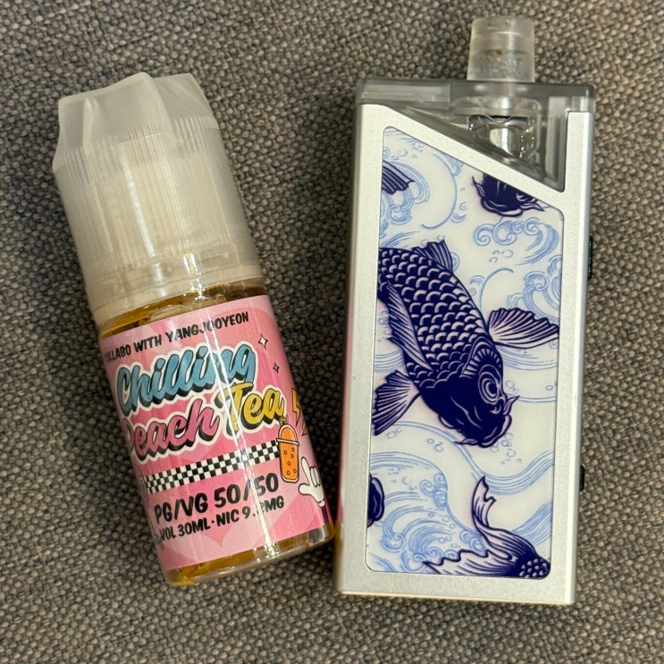 달달한 데일리 복숭아 액상 칠링피치티 입호흡 리뷰~ 안양 전자담배 어썸 베이프 명학점학점 네이버 블로그