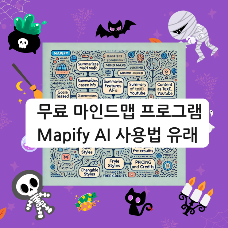무료 마인드맵 프로그램 Mapify AI 사용법 유래 : 네이버 블로그