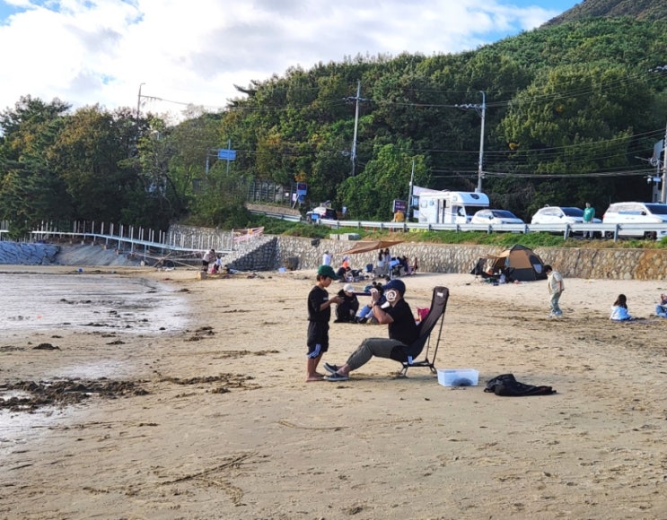 강화도 동막해변 갯벌 동막해수욕장 캠핑 장소 네이버 블로그