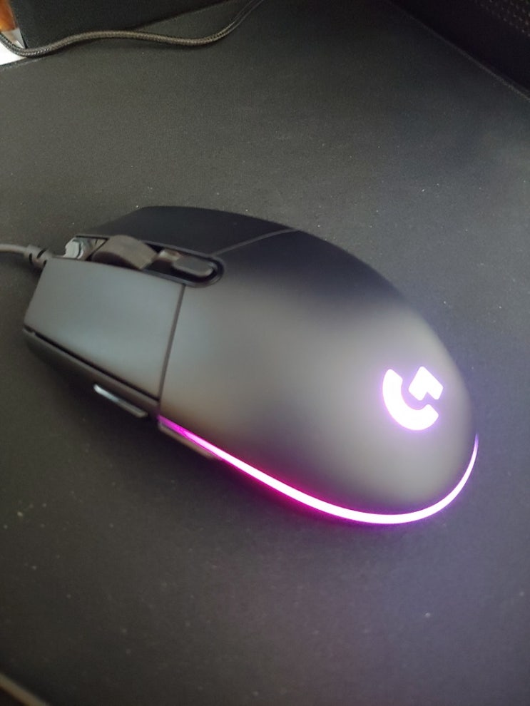 로지텍 마우스 g102 led 불빛 끄기 g hub 설정 : 네이버 블로그