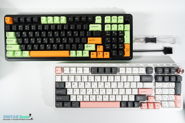 압도적 가성비 기계식키보드 앱코 AK99 그린멜론, 핑크멜론 축 사용기 : 네이버 블로그