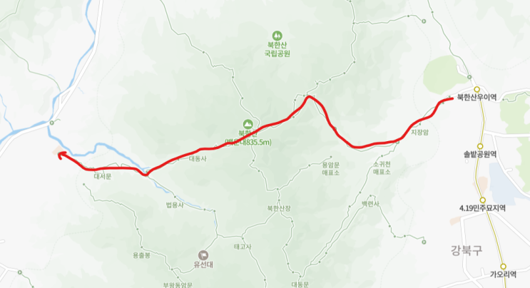 북한산 백운대 등산코스시간난이도단풍 북한산우이역 출발 네이버 블로그