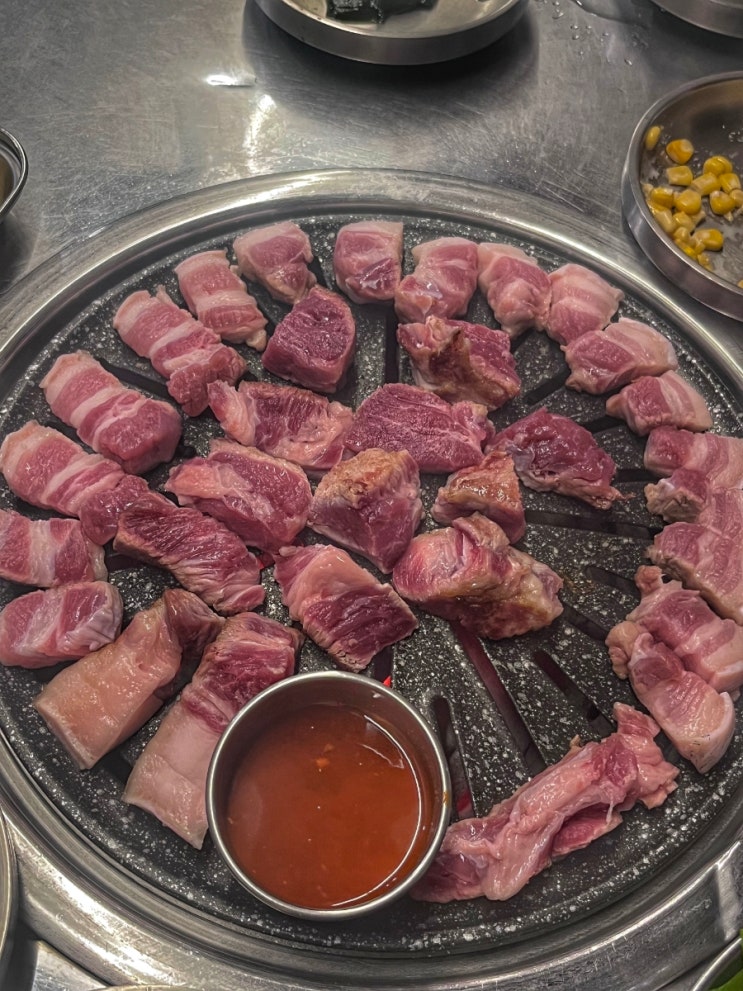 제주 서귀포시 서귀포 신시가지 흑돼지도 좋고 사이드메뉴도 좋은 흑돼지집 문치비 네이버 블로그
