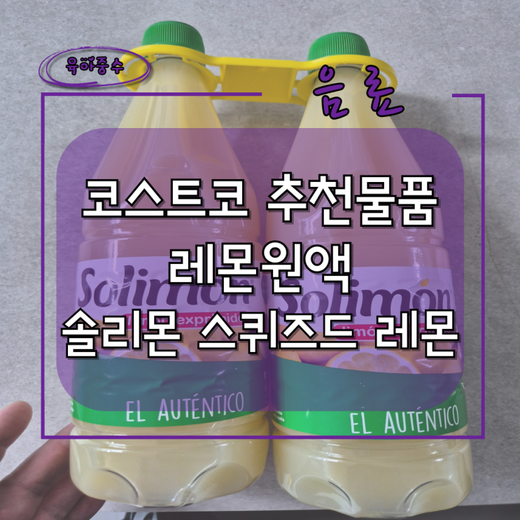 코스트코 추천물품 - 가성비좋은 스페인 레몬원액 솔리몬(Solimon) 스퀴즈드 레몬(레몬디톡스 / 레몬하이볼 등) : 네이버 블로그