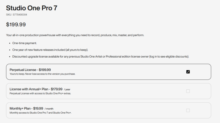 스튜디오원7 (Studio One 7) 가격 : 네이버 블로그
