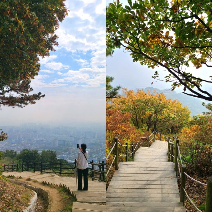 인천 계양산 정상 등산코스 짧고 강렬한 가을 단풍 산행주차소요시간 네이버 블로그