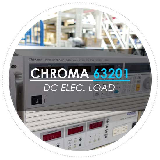 CHROMA / 크롬마의 DC전자로드 소개 - 63201 30A/300A, 16/80V, 2.6KW DC E-LOAD [중고전자 ...
