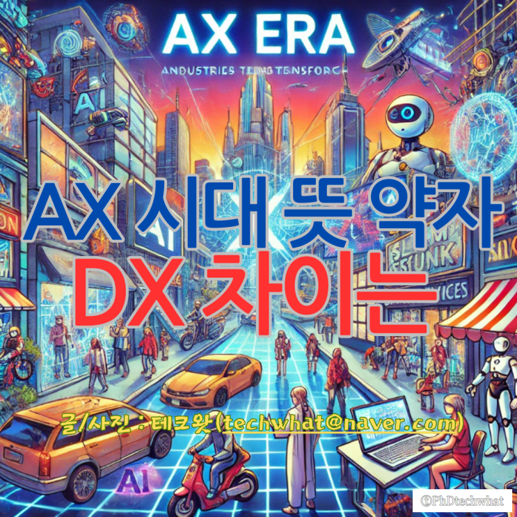 AX 시대 뜻 약자 DX 차이는 : 네이버 블로그
