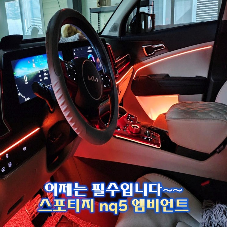 스포티지nq5 엠비언트, 이제는 선택이아닌 필수입니다. : 네이버 블로그