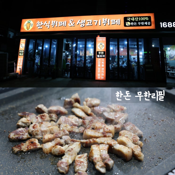대전 송촌동 근처 고기 맛집 한식뷔페 한돈 무한리필 부뜰생고기 네이버 블로그
