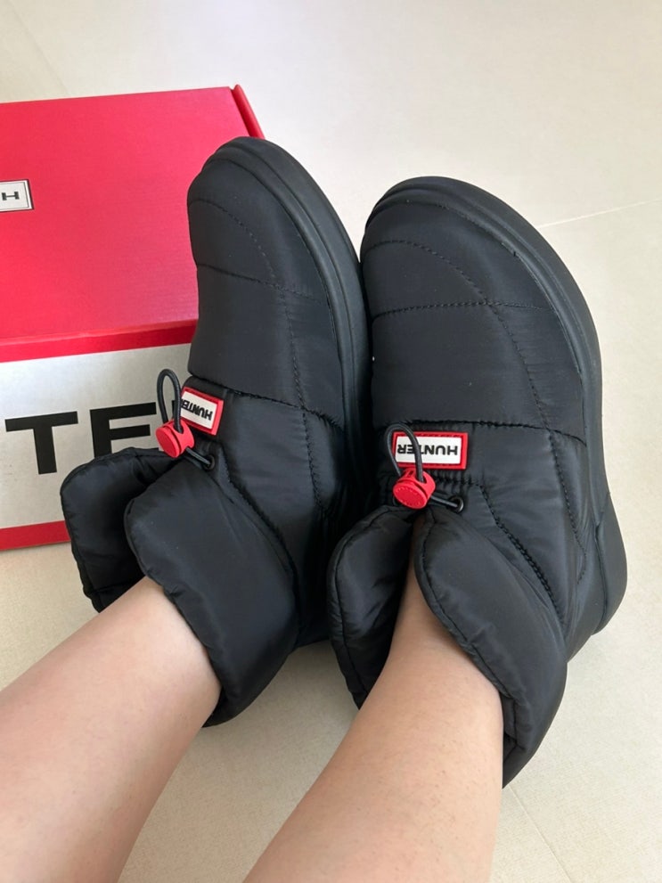 헌터 인아웃 푸퍼 부티(WFF3001WWU-BLK) 패딩부츠 구매 후기 : 네이버 블로그