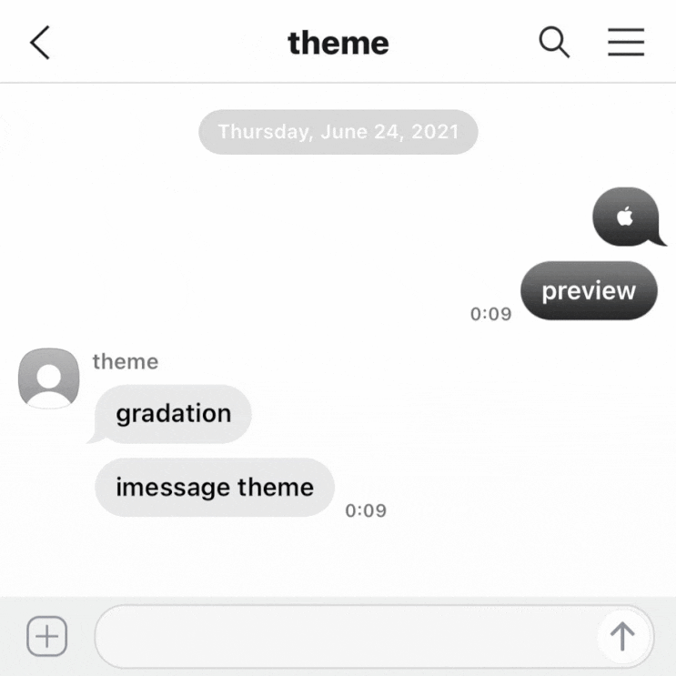 * gradation imessage black, gray : 네이버 블로그