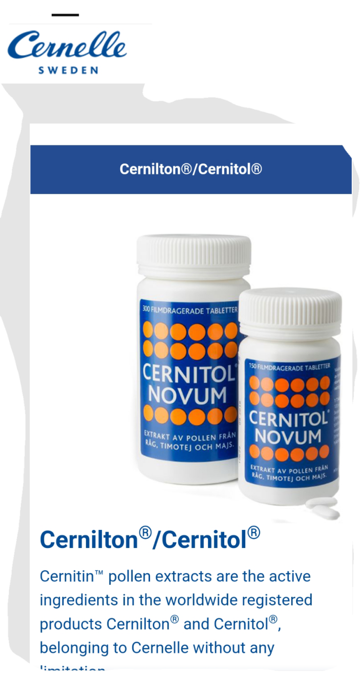 전립선일반의약품 해외 쎄닐톤정(Cernilton/Cernitol/Cernitil Novum)세닐톤 : 네이버 블로그