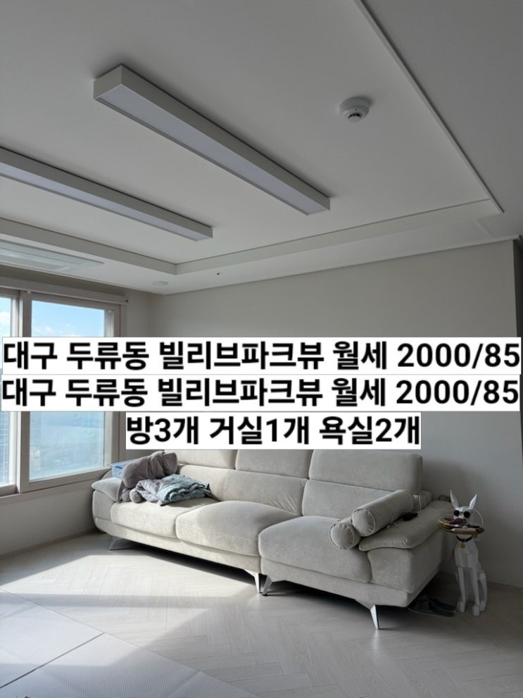 대구 달서구 두류동 오피스텔 아파트 월세 빌리브파크뷰 쓰리룸 월세 임대 네이버 블로그