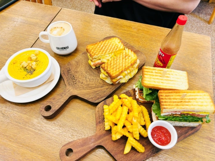 분당 정자동 샐러드 브런치 맛집 그랜마스 정자까페거리직영점 네이버 블로그
