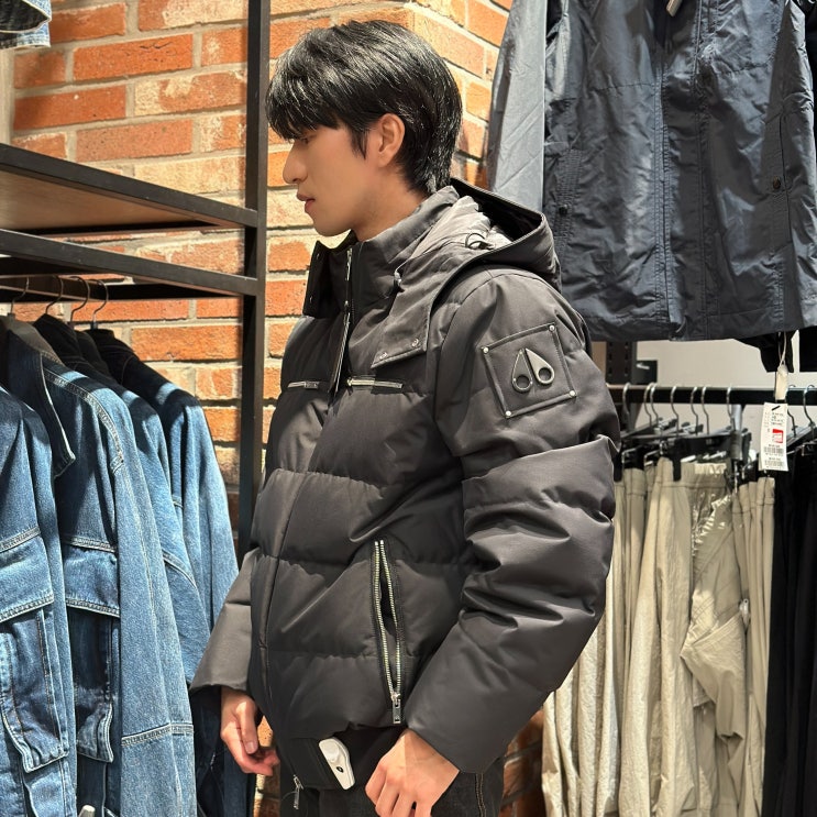 남자 명품 패딩 추천 브랜드 무스너클 숏패딩 신세계 아울렛 가격은 네이버 블로그